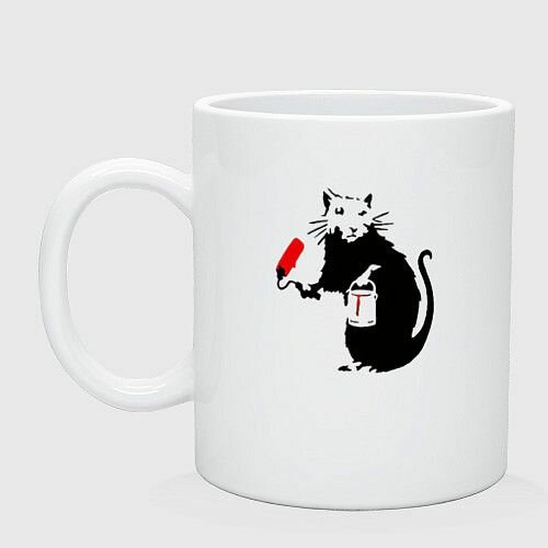 Banksy rat Керамическая кружка