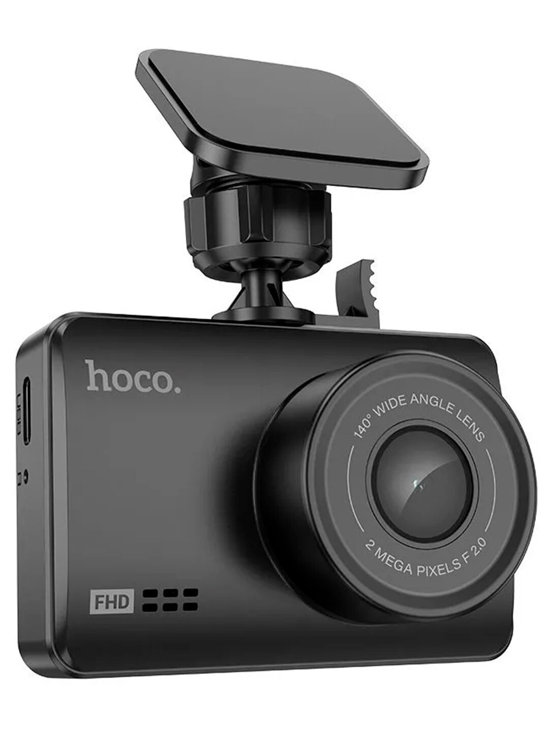 Hoco Видеорегистратор автомобильный Hoco DV2 Driving черный, с дисплеем