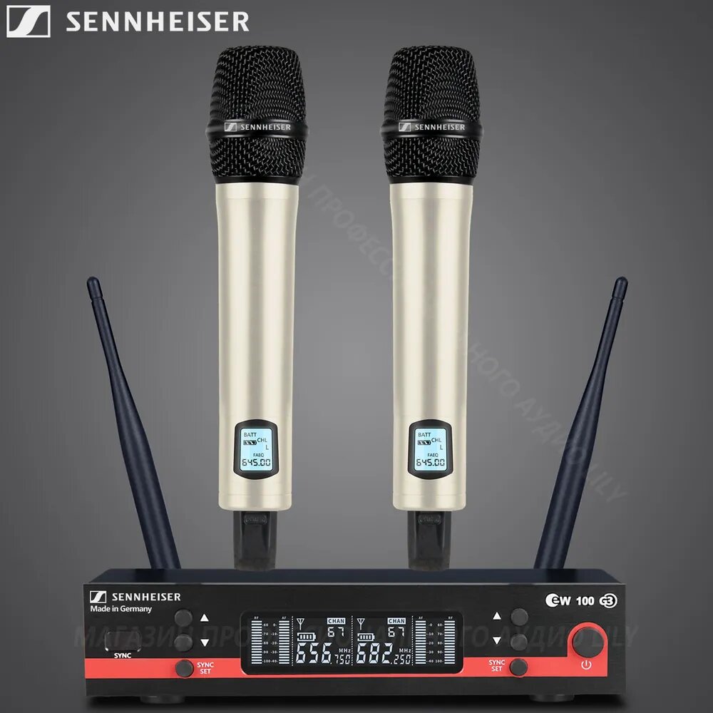 Беспроводной микрофон Sennheiser EW 100 G3, бронзовый