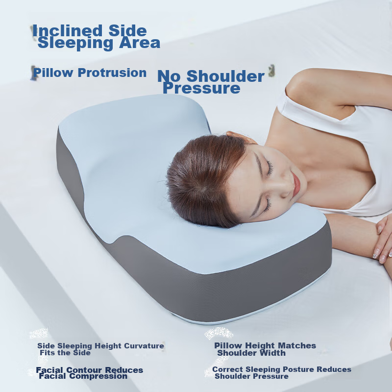 Aeromax Memory Foam Cervical Pillow, Cloud-Like Deep Sleep Pillow Core, Neck Support Pillow for Adults, Patented Design for Sleeping