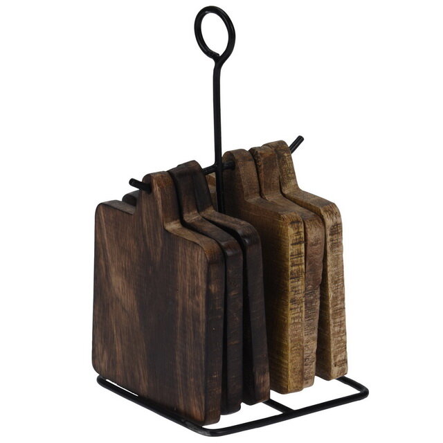 Набор подставок под горячее Comodita, 6 шт + держатель, Koopman, A44340390