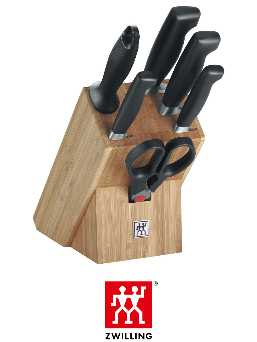 Набор ножей Zwilling TWIN Four Star, 6 предметов в подставке