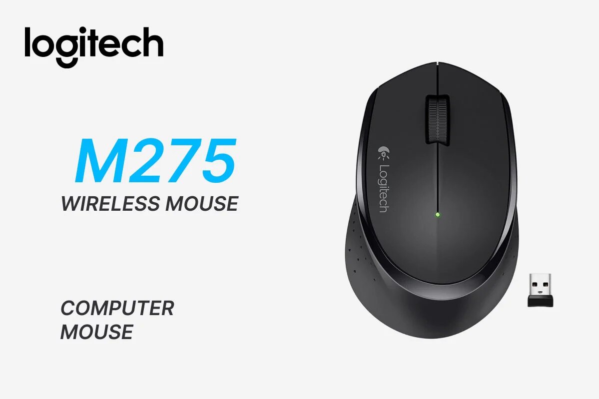 Logitech Wireless M275 Black — фото 1