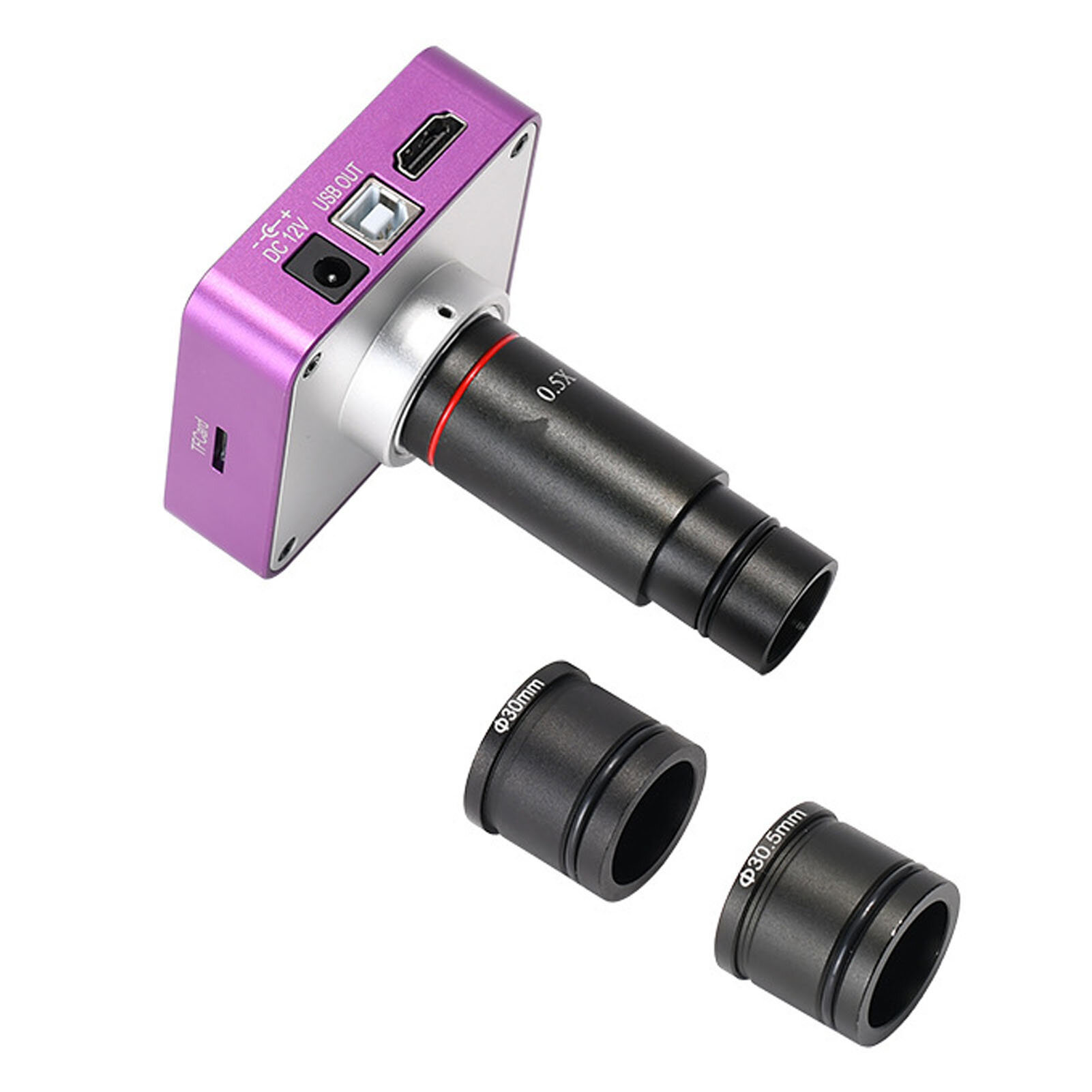 FHD 51MP камера с C-mount объективом, HDMI/USB, для микроскопа, UK вилка