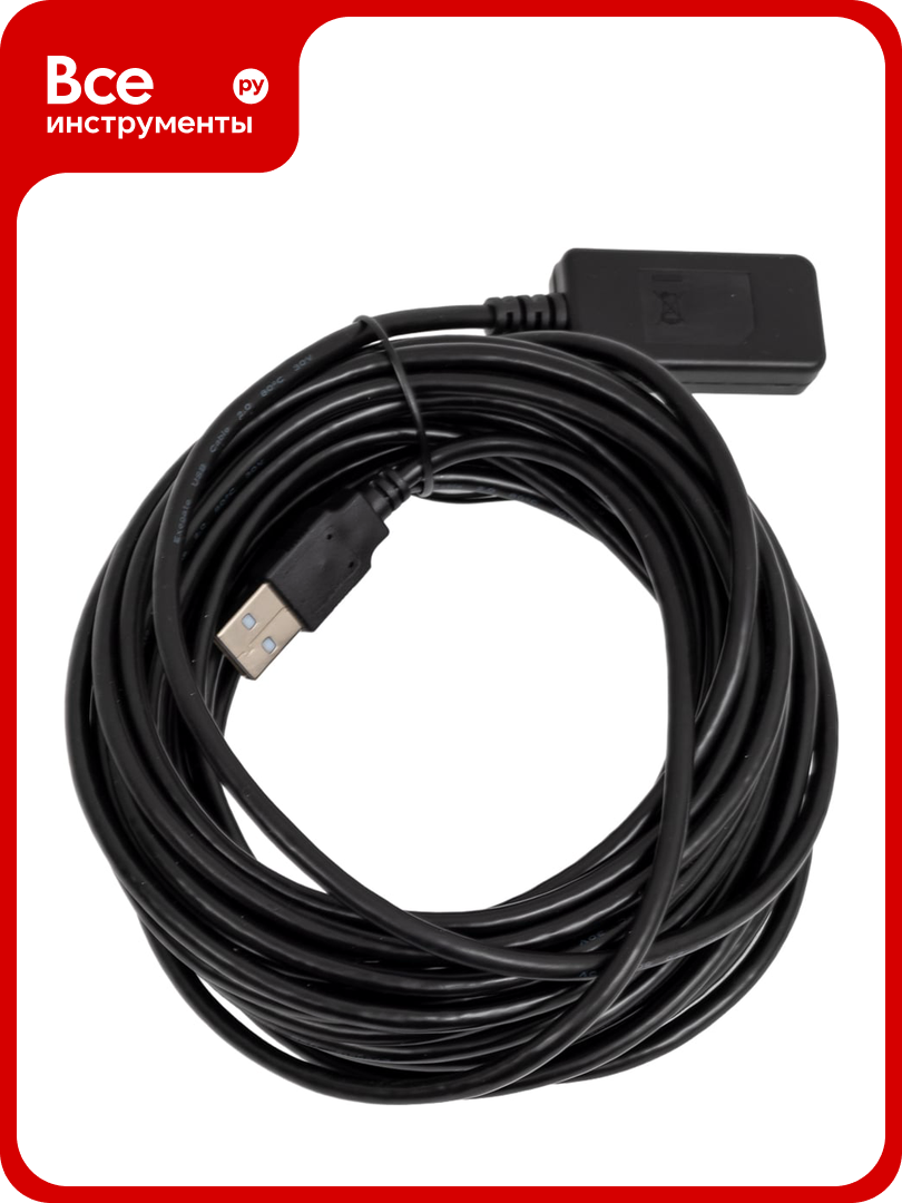 Удлинитель, ExeGate, активный ExeGate USB2.0-repeater EX-UAE-AMAF-10.0 Am Af, 10м 294767