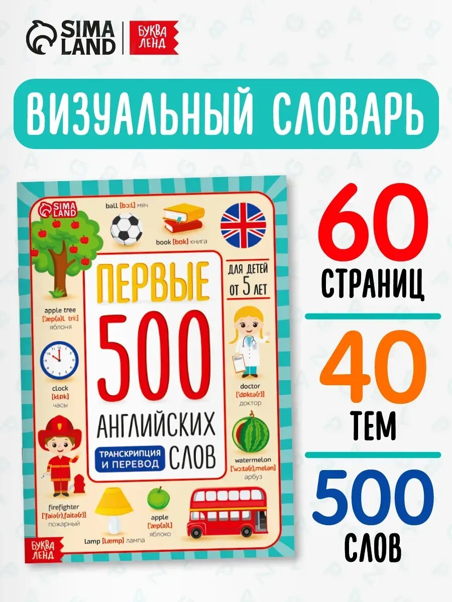Английский для малышей Словарь в картинках