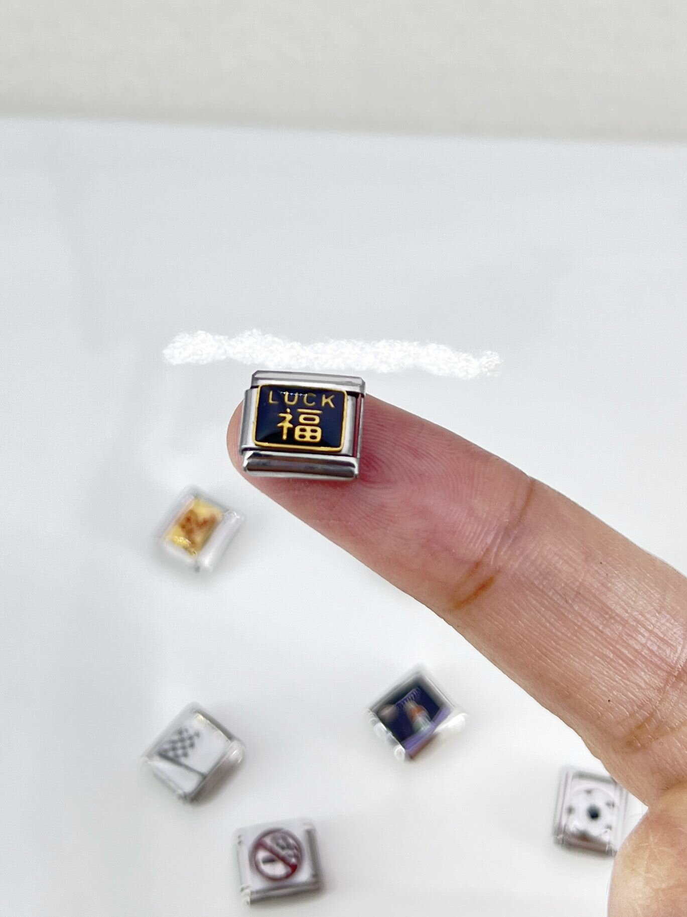 Мужской футбольный забавный узор, итальянский браслет из нержавеющей стали с подвесками, модульный-HDJ-CJ1001