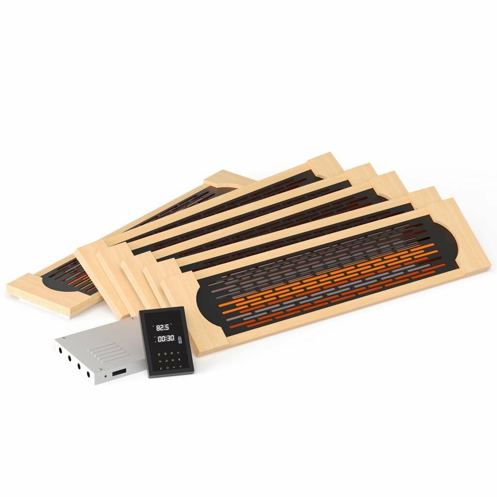 Комплект инфракрасных излучателей Steamlux PRO c WI-FI для сауны (7 излучателей)