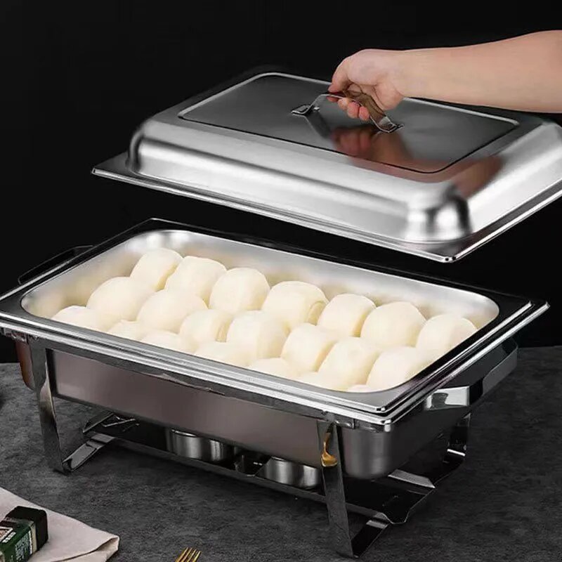 Блюдо Ляган, 1 шт, Нержавеющая сталь Серебристый-одиночная сетка 53*32.5*6.5 см