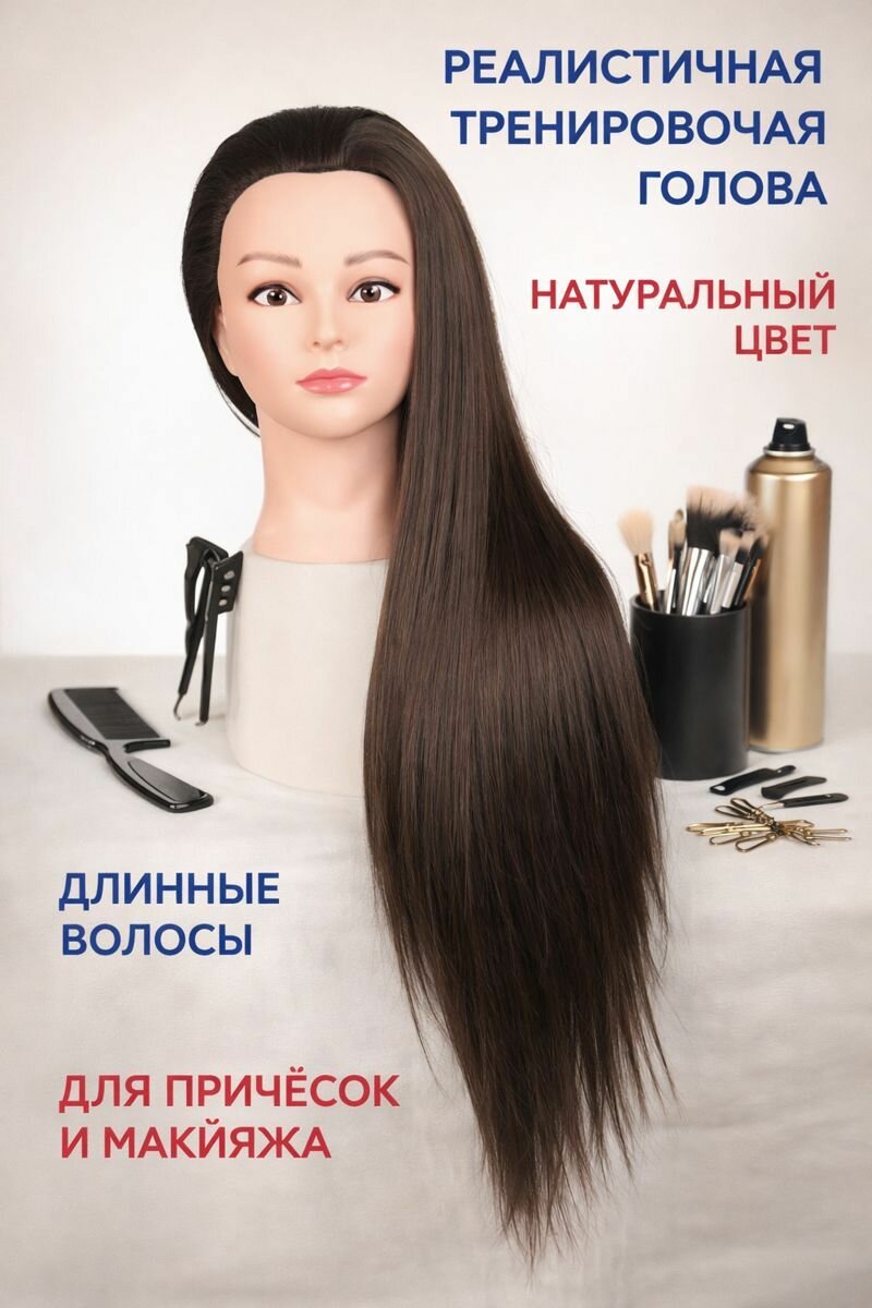 Учебная голова для причесок