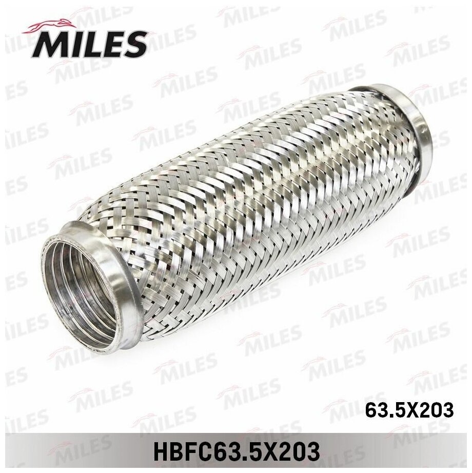 Труба гофрированная с внутренним металлорукавом 63.5X203, MILES HBFC635X203