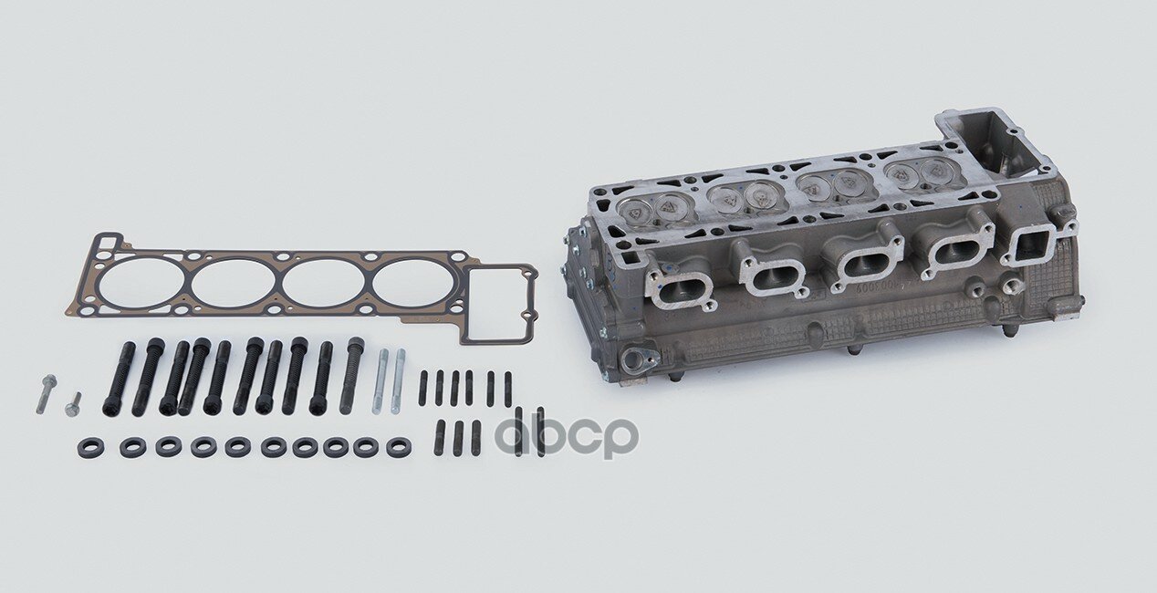 Головка блока ЗМЗ-409051,409052 (18-) с прокладкой, крепежом комплект (ОАО ЗМЗ) № UAZ арт. 409051390656200
