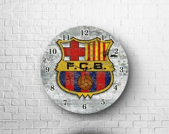 Часы настенные GOODbrelok круглые 20 см Барселона, Barcelona - 0002