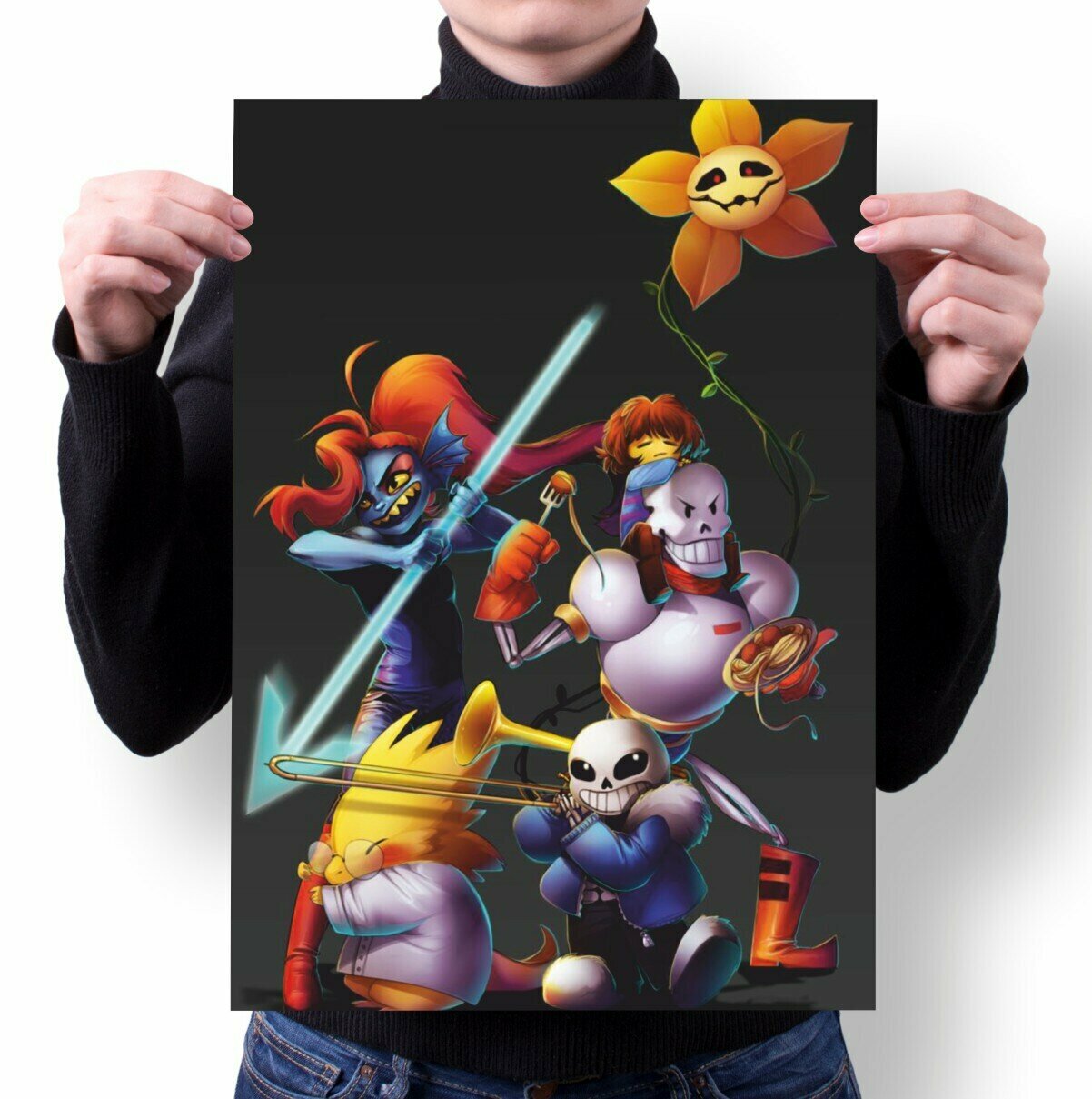 Плакат А1 Принт "Андертейл, Undertale" - 9