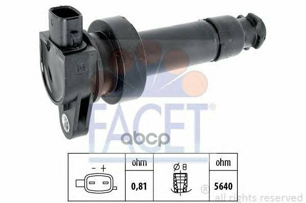 Катушка зажигания HYUNDAI ACCENT IV 1.4 Facet арт. 96443