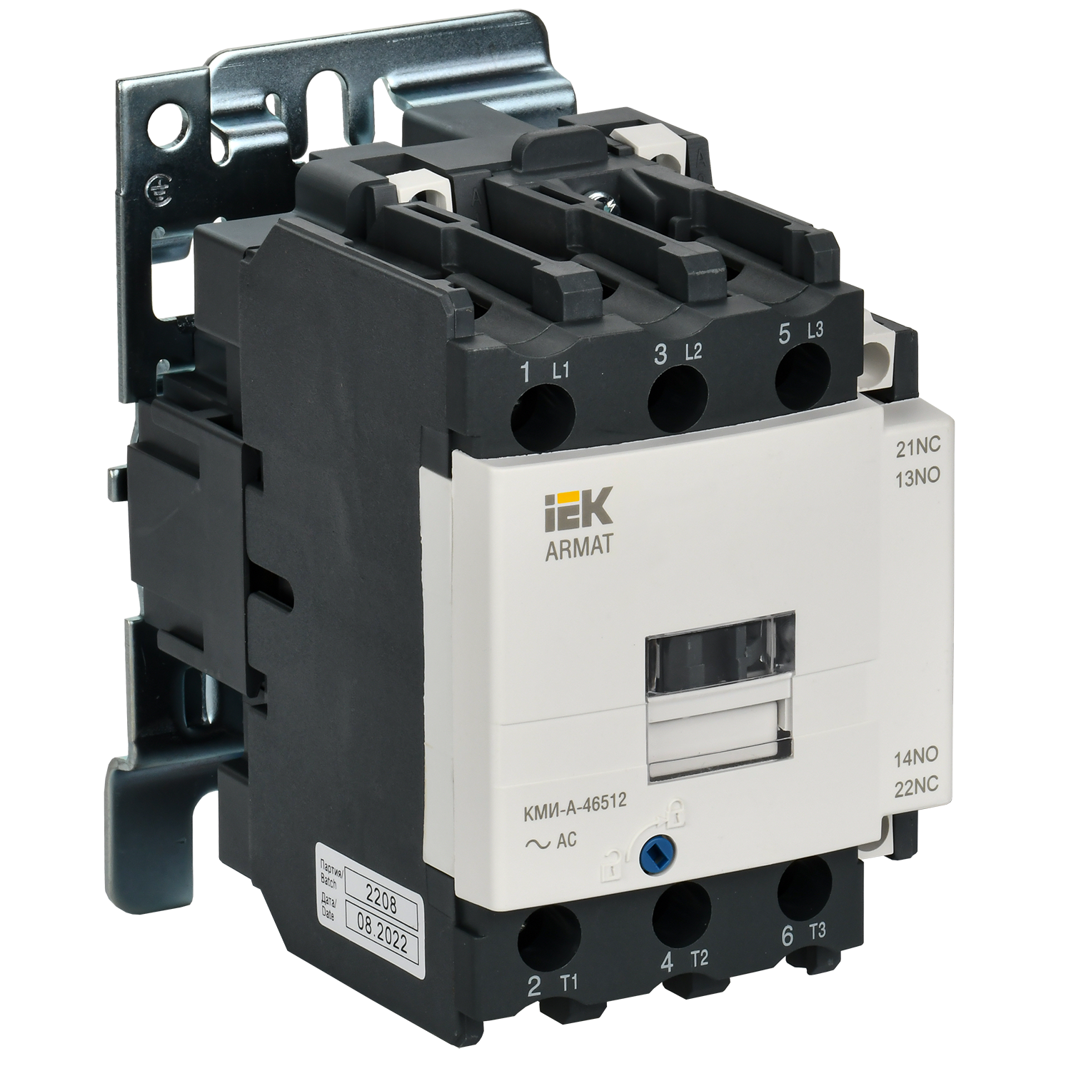 ARMAT Контактор КМИ-А-46512 LC1D 65А 24В/АС3 1НО/1НЗ , IEK AR-ACC-41-065-024-11 (1 шт.)