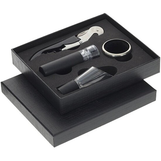 Набор сомелье Remeco Collection ТОП гифт (4 предмета), 14х16х3 см (785612)