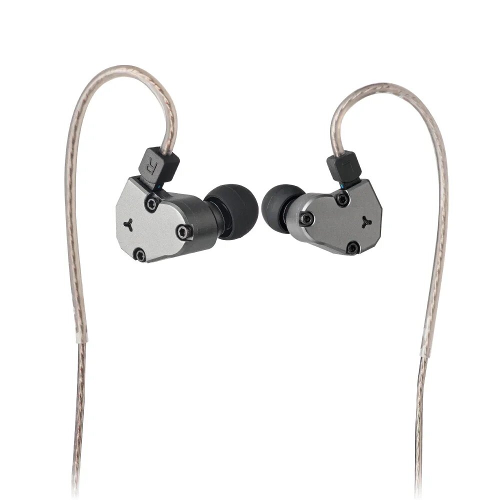 Наушники-вкладыши TINHIFI C2, Hi-Fi наушники Mech Warrior с динамическим драйвером, IEM LCP композитная Диафрагма из ПУ, DD 0,78, 2 контакта, металлические Hi-Fi наушники с ЧПУ