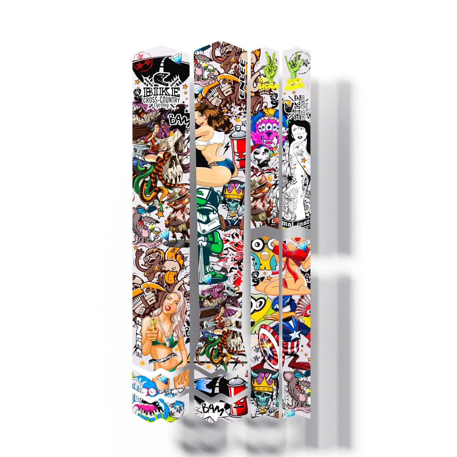 Наклейки ENLEE для вилок велосипедов TuYa