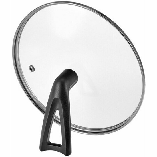 Крышка Hitt Basic стеклянная с вертикальной бобышкой 22см (H-BV-22)