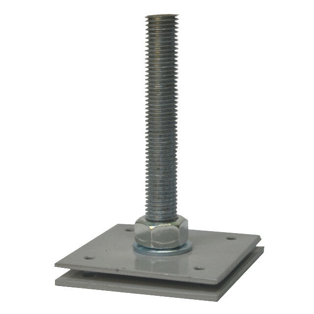 Регулируемый анкер 120х24 мм для крепления металлоконструкций и монтажа оснований