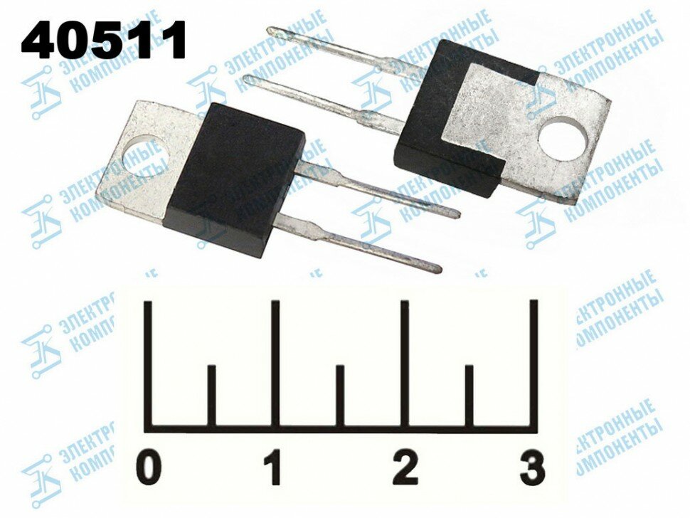 Диод 15ETH06 15A/600V 22нс TO220-2