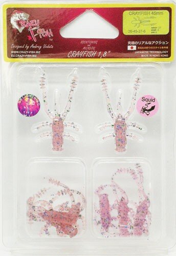 Силиконовая приманка Crazy Fish CRAYFISH 1.8" 26-45-27-6