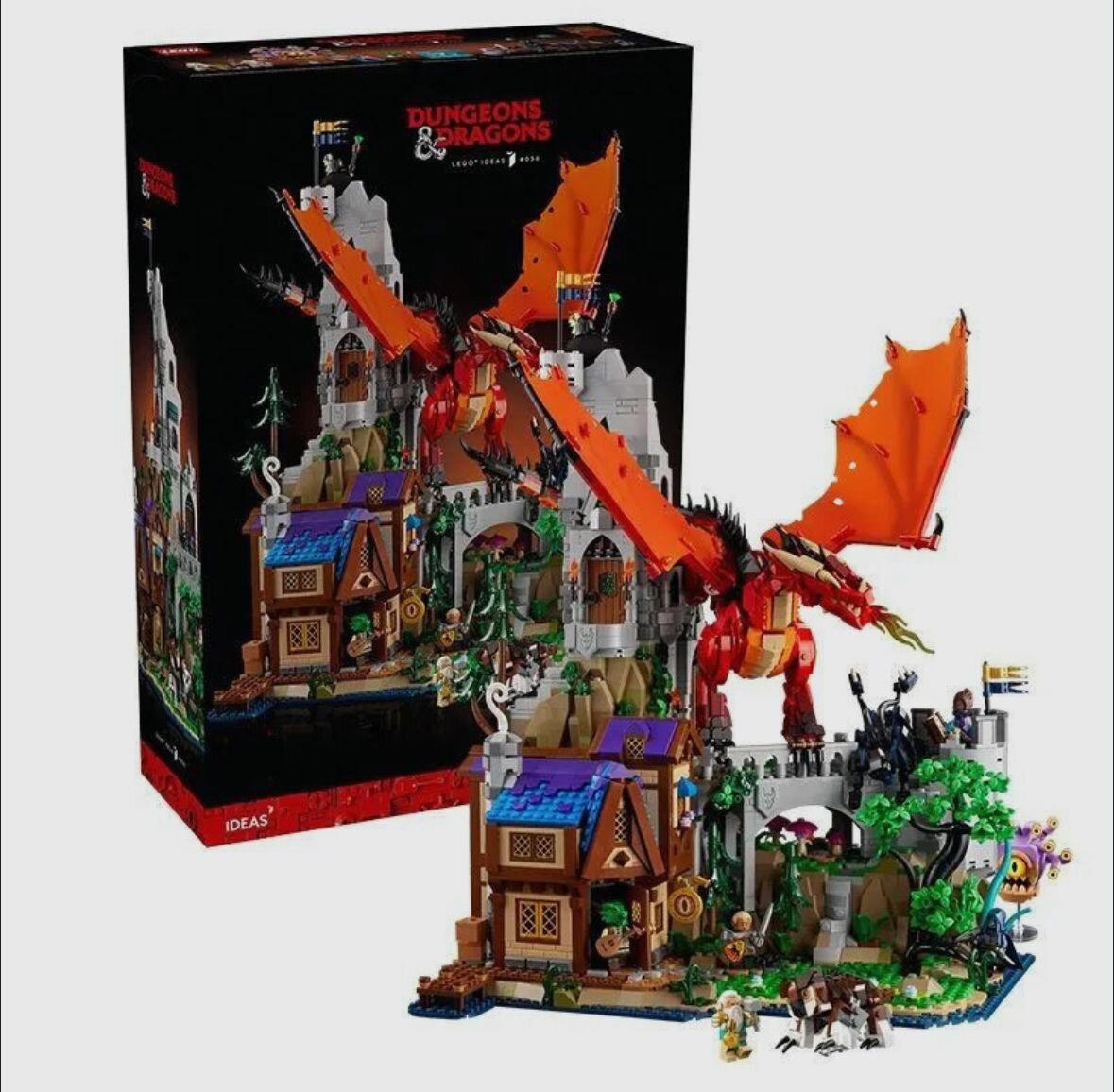 Конструктор Подземелья и драконы: Сказка Красного Дракона 3745 pcs, T5000.