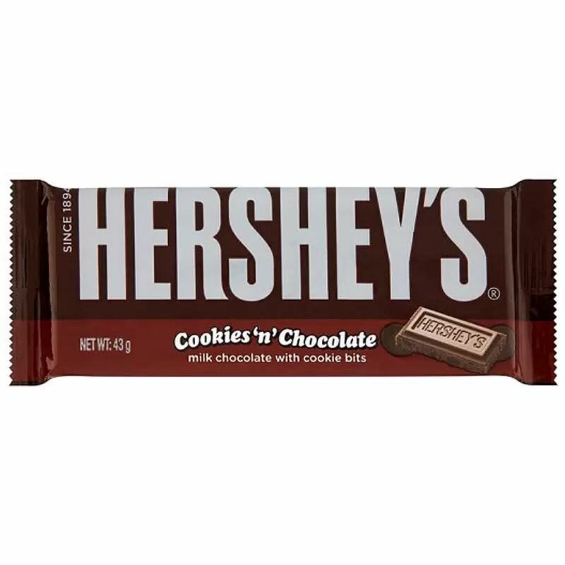 Шок. плитка Hershey's Cookies N Chocolate 40г