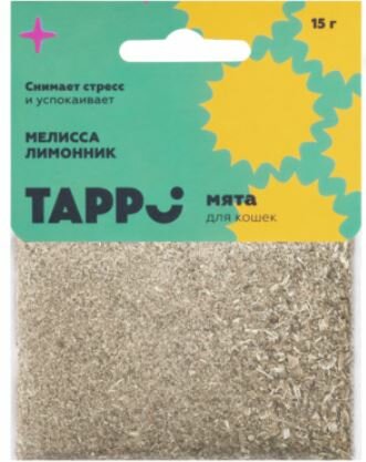 TAPPI Кошачья мята с мелиссой и лимонником в пакете, 15 гр 0.015 кг