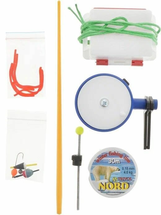 Набор для зимней, рыбалки, модель "Стандарт" с удочкой, фирма Тривол