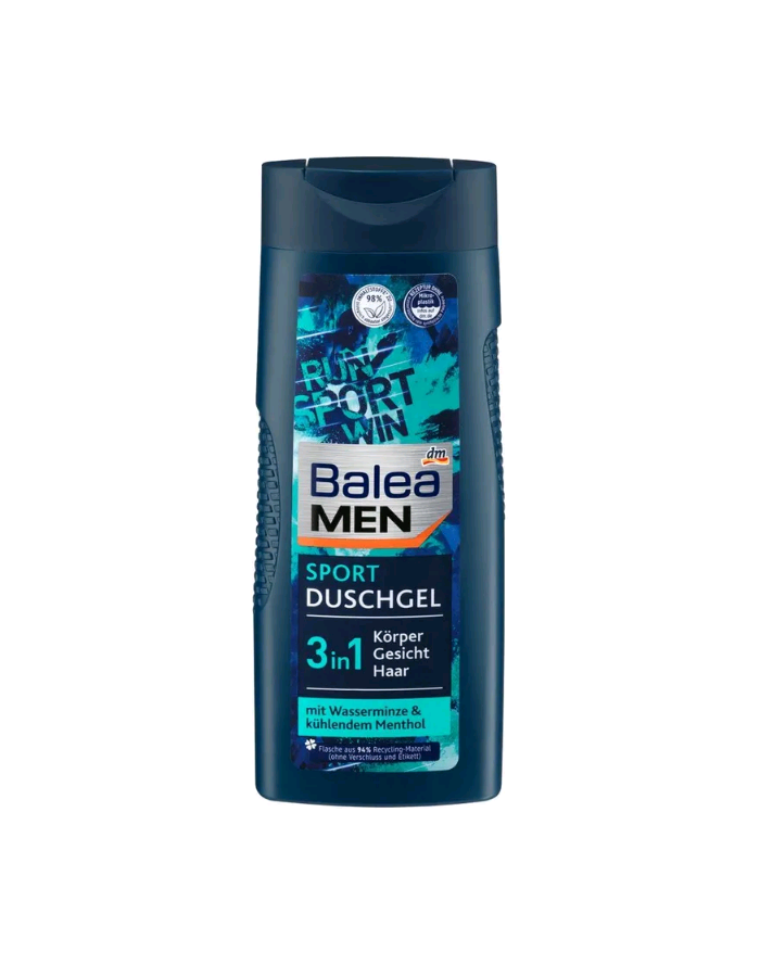 Balea Men - Sport Гель для душа 3 в 1 для тела, лица и волос 300 мл.