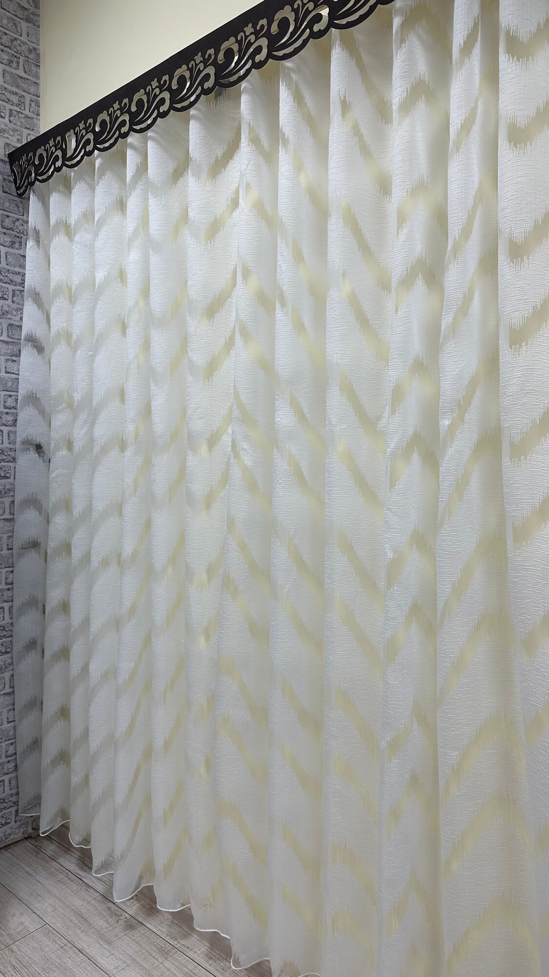 Органза белая, ширина 5м, высота 2,7м