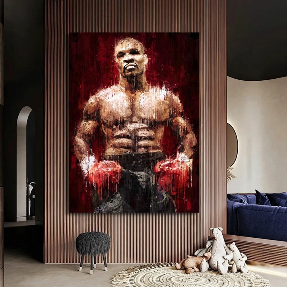 Интерьерная картина "Бойцы MMA" от ВсеКартины. тут, на подрамнике, холст, дерево