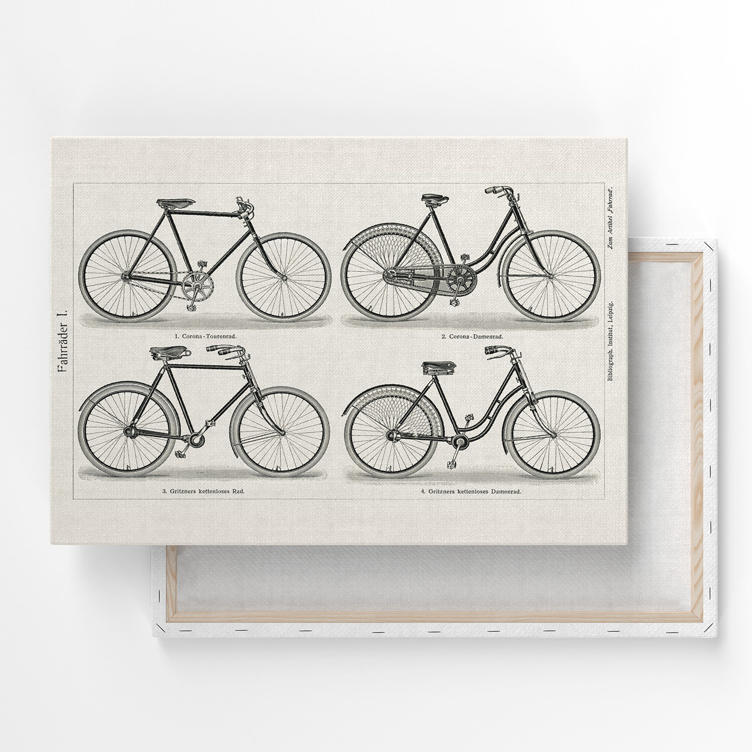 Картина на холсте, репродукция / Лофт - Велосипед / Размер 30 x 40 см