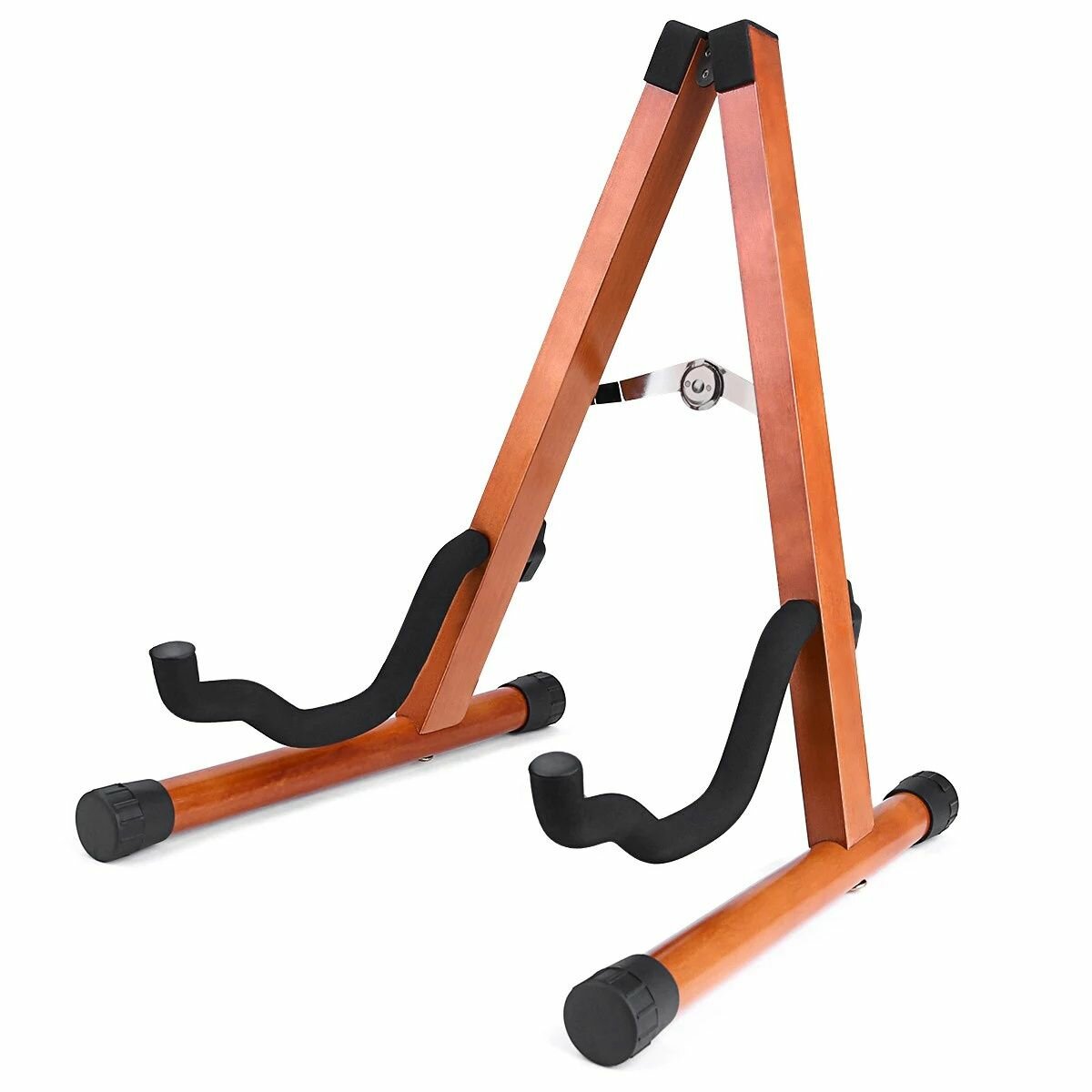 Портативная подставка для гитары из массива дерева