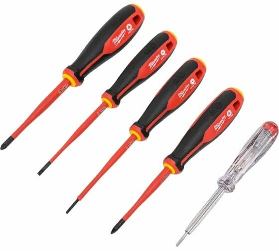Набор отверток диэлектрических Milwaukee 5предм 4932478737