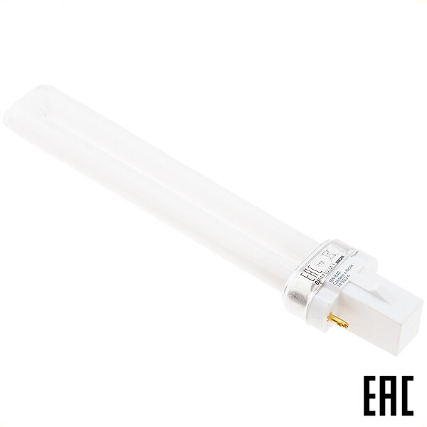 Лампа компакт. люм. энергосберегающая 9Вт 64310 DULUX S 9W/840 G23 600Лм 4000К OSRAM (2 шт. в комплекте)