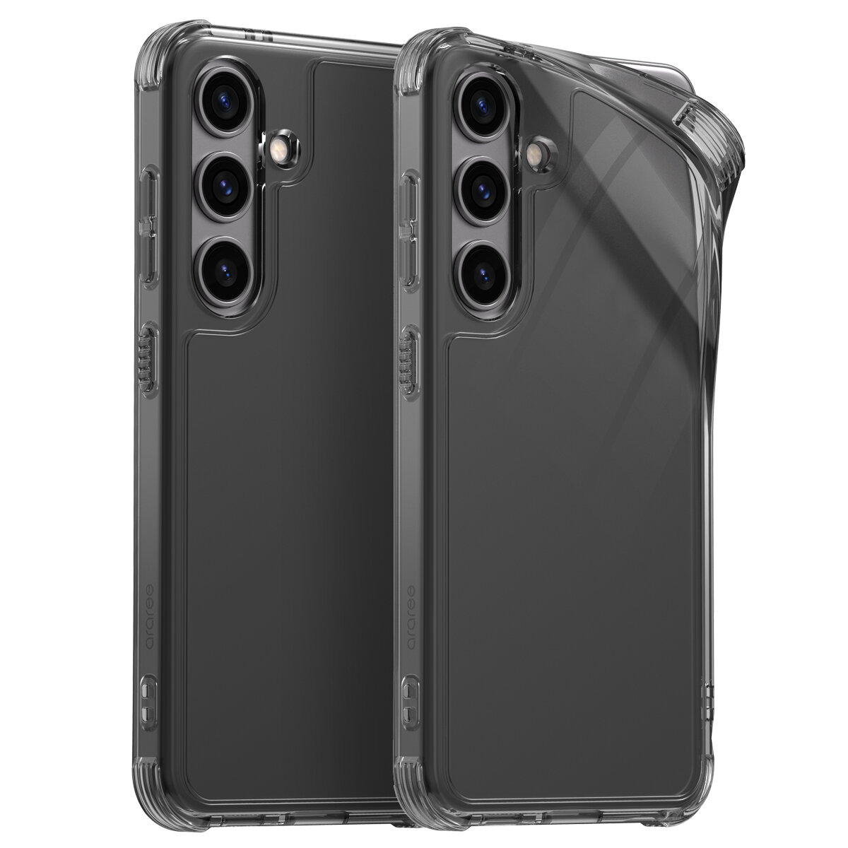 Чехол Araree Flexield для Samsung Galaxy S24, прозрачно-черный