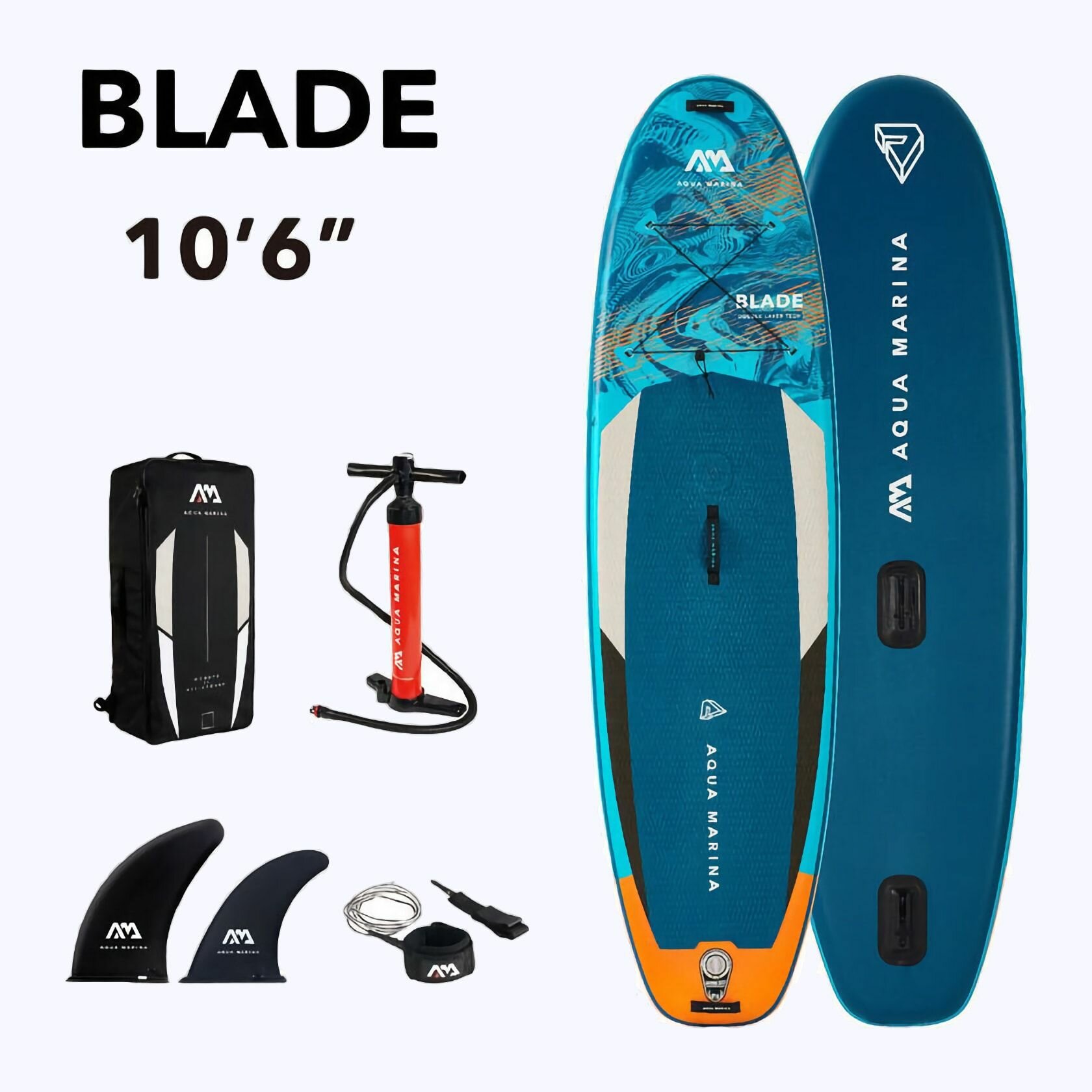 Виндсерф-доска надувная Aqua Marina Blade 10'6" S25 совместима с парусами