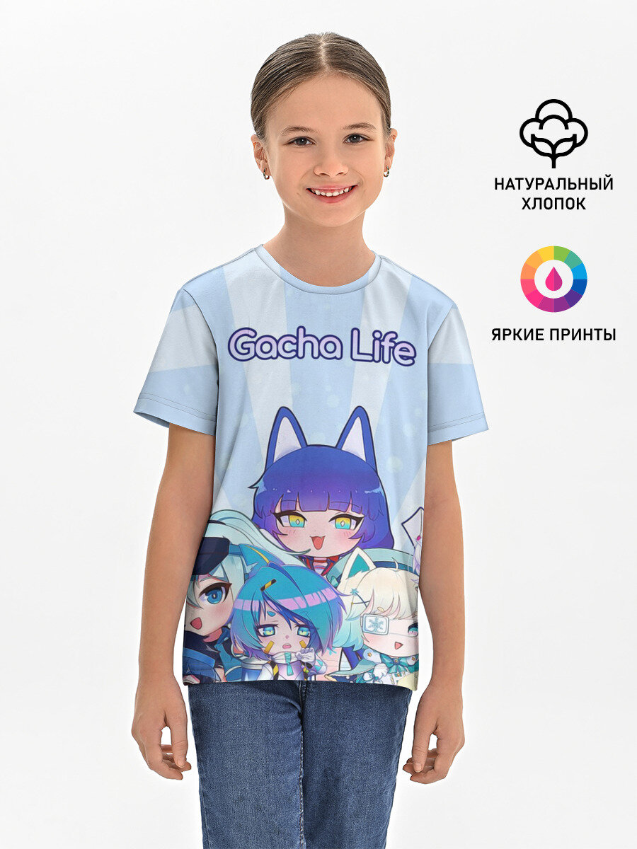 Футболка хлопковая детская Gacha Club Character