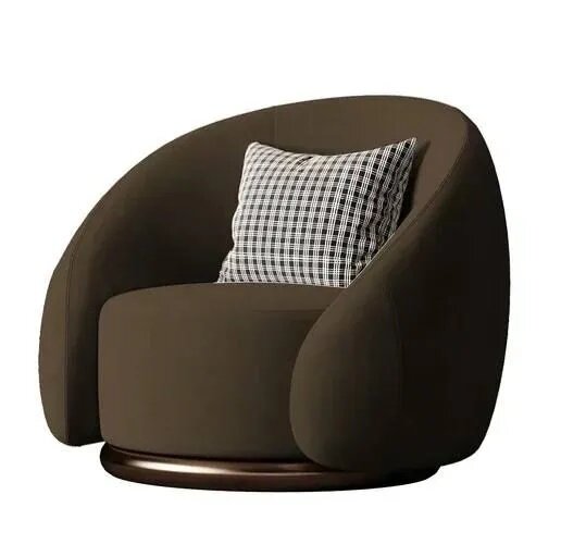 Кресло мягкое в современном стиле ROTONDO на поворотном основании 360