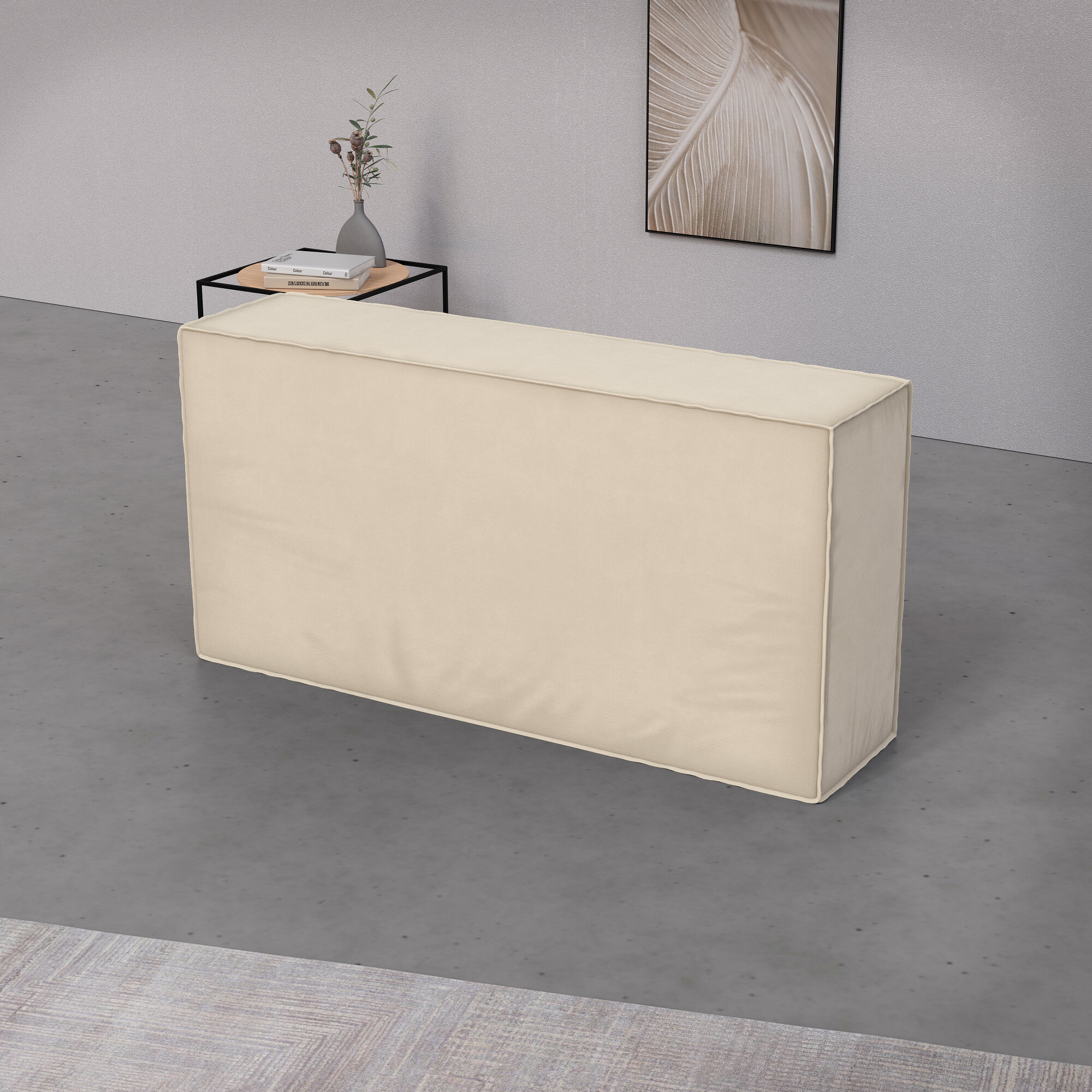 Спинка модульного дивана MONO Salon Tron, велюр,140x35x70 см