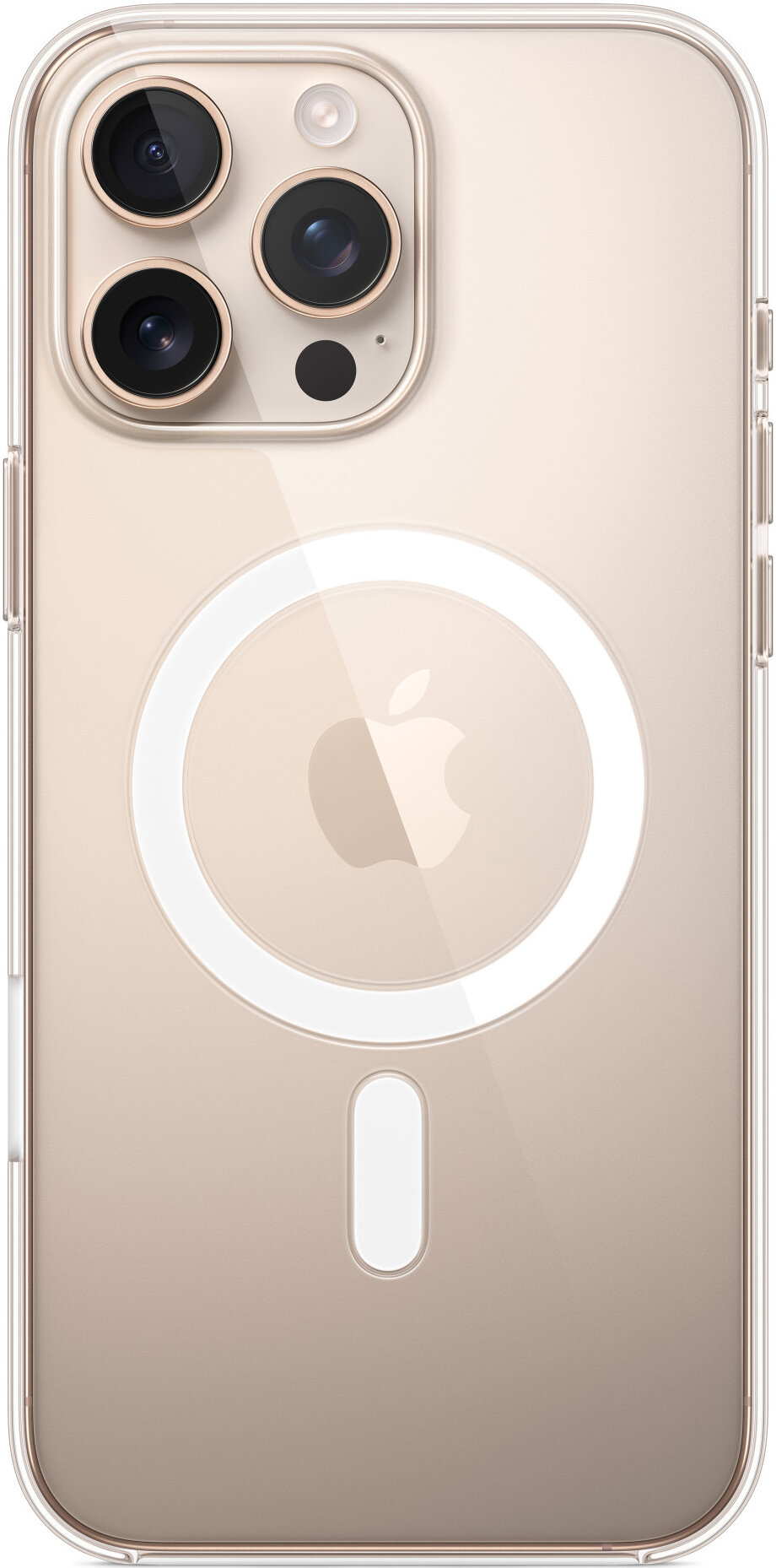 Клип-кейс Apple Clear Case with MagSafe для iPhone 16 Pro Max прозрачный (MA7F4ZM/A)