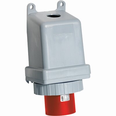 2CMA167104R1000_ВИЛКА для монтажа на поверхность 332BS6W (32A, 3P+E, IP67, 6ч)_ABB