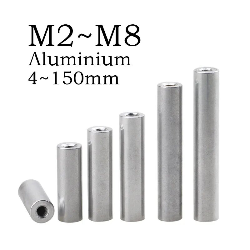 Алюминиевые резьбовые втулки M2-M8 M3xD5mm-3Pcs, 22mm