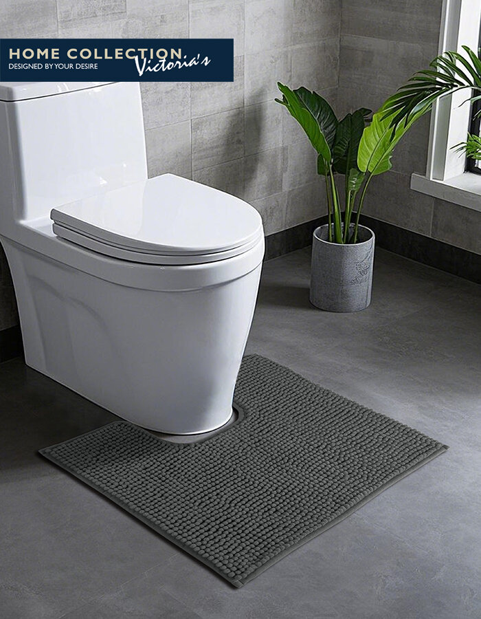 Коврик 50х45 см для ванной комнаты и туалета нескользящий