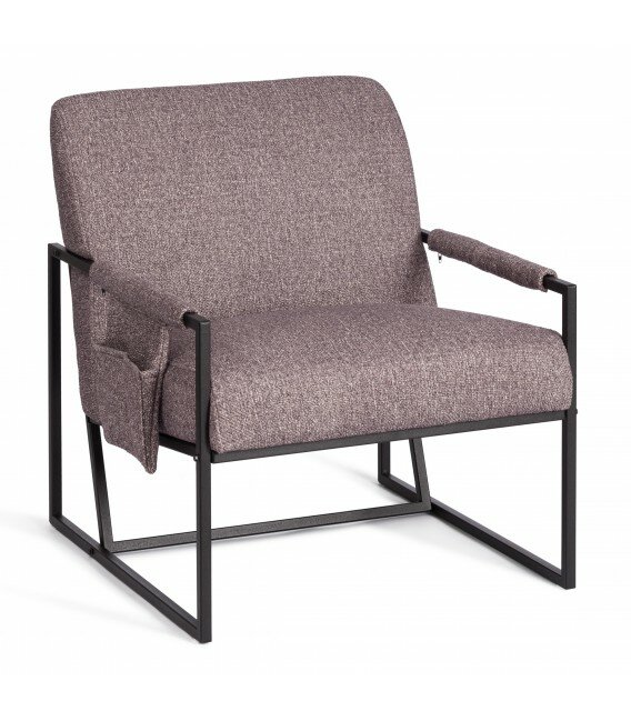 Кресло Charli LUX/Чарли Люкс велюр/букле, VT shape wood rose, 70х80х82 см