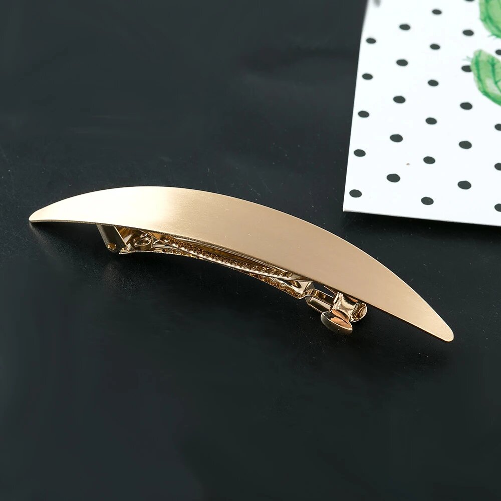 Золотые пружинные заколки для волос A
