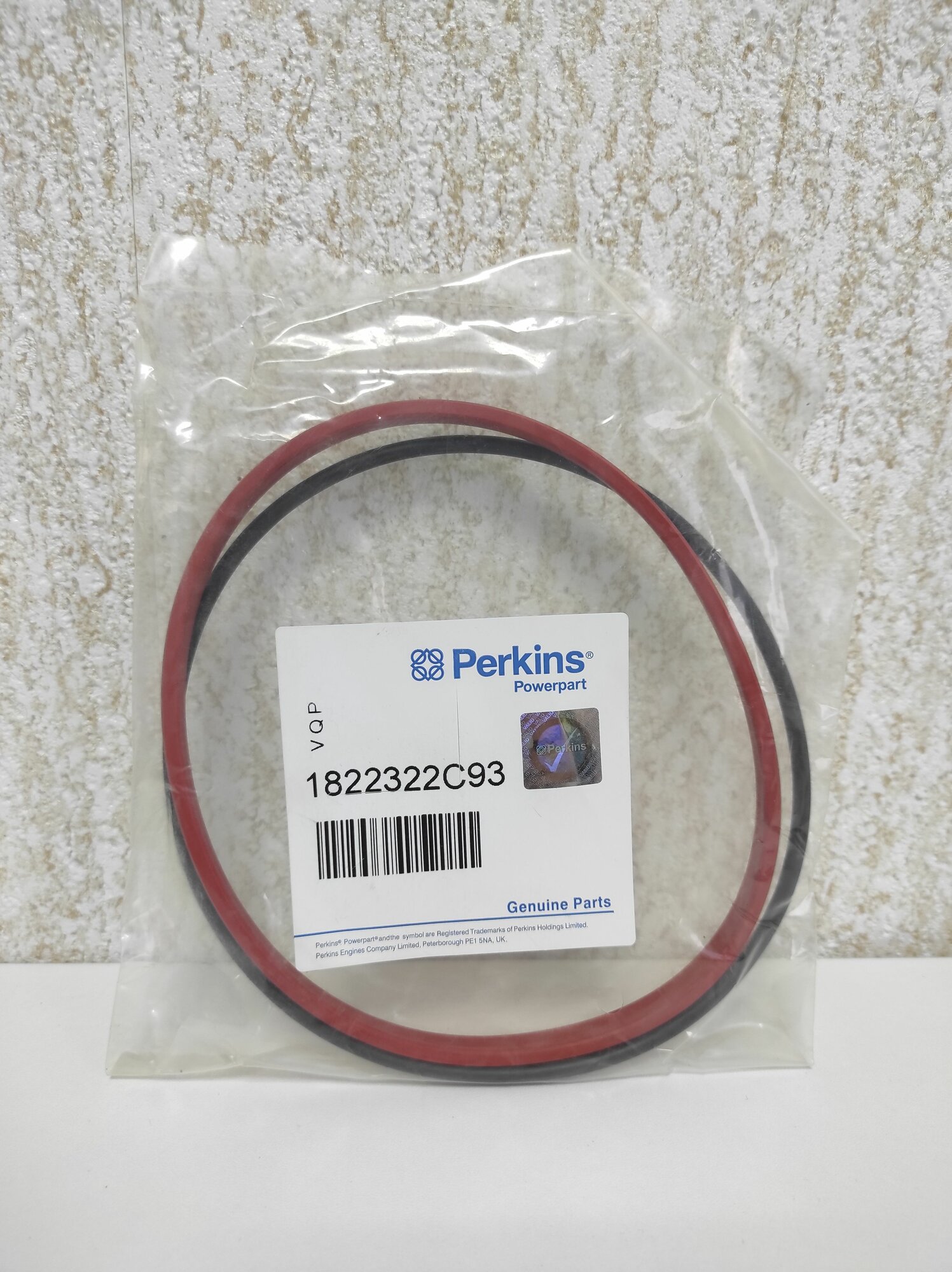 1822322C93, Кольца уплотнительные гильзы цилиндра двигателя, 1306 Perkins, Navistar DT530